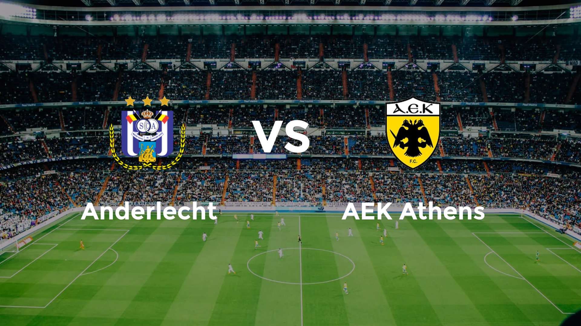 Anderlecht – AEK Athens : Match Europa Conference League (21 août 2025)
