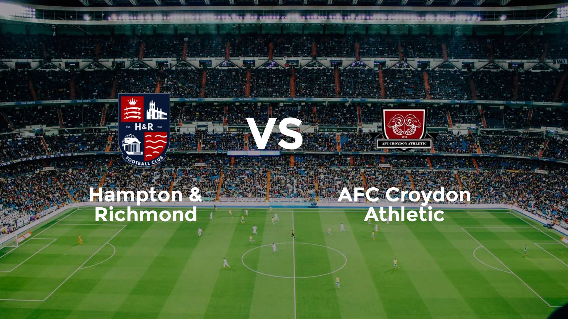 Hampton & Richmond – AFC Croydon Athletic : Match FA Cup (13 sept. 2025)