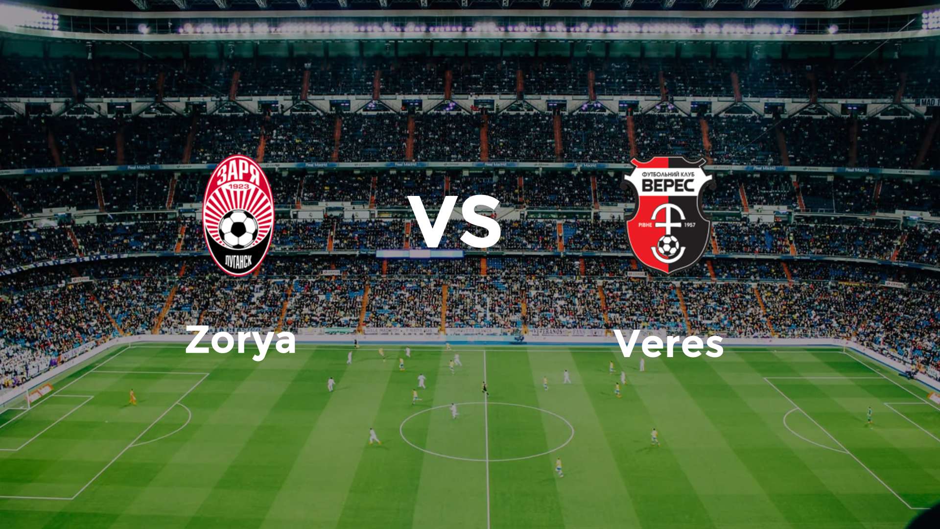 Zorya – Veres : Match Premier League (25 avr. 2026)