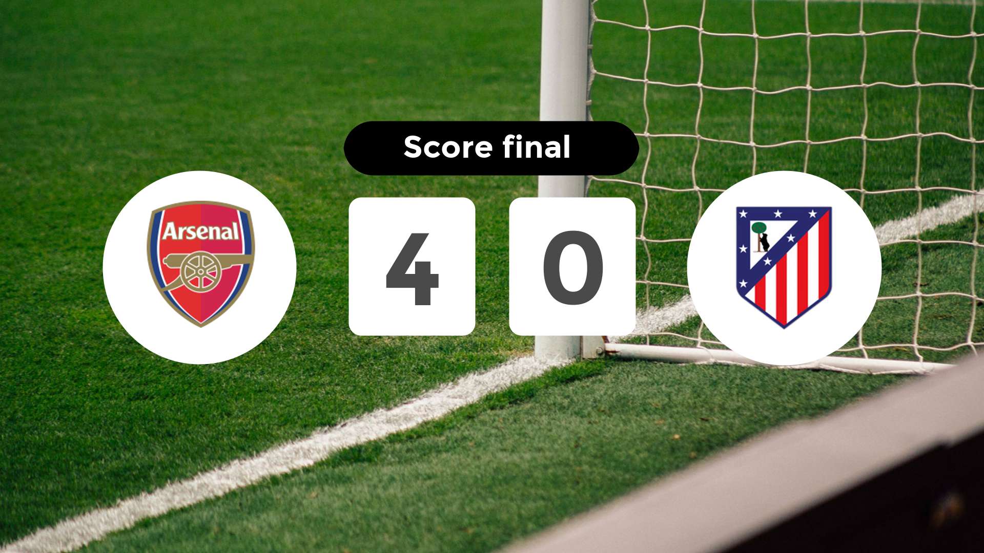 Résumé du match Arsenal vs Atlético Madrid du 21 octobre 2025