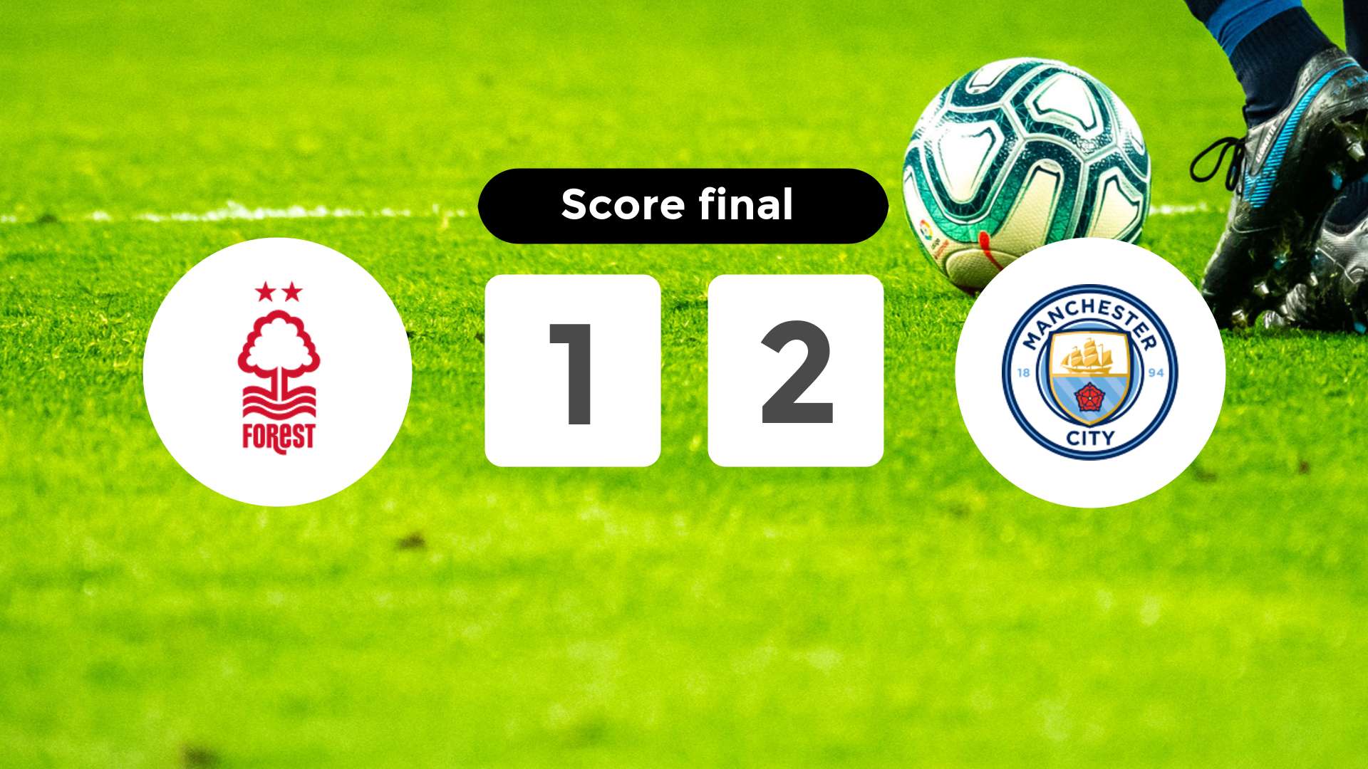 Résumé du match Nottingham Forest vs Manchester City du 27 décembre 2025