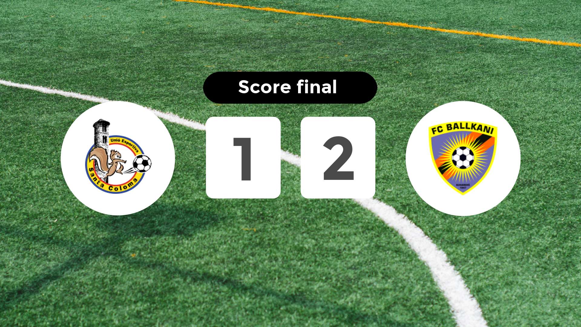 Résumé du match KF Ballkani vs UE Santa Coloma du 16 juillet 2024